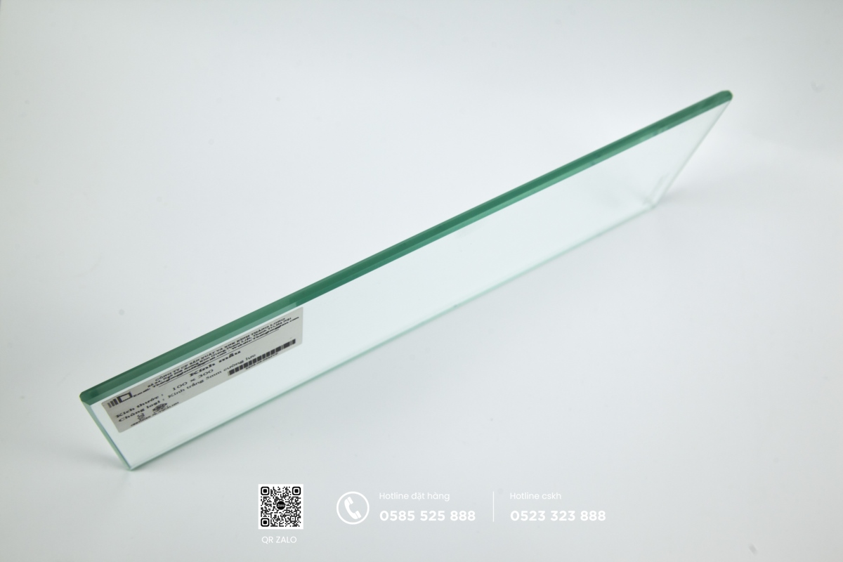 Mẫu kính trắng 5mm (5ly) Thăng Long Glass