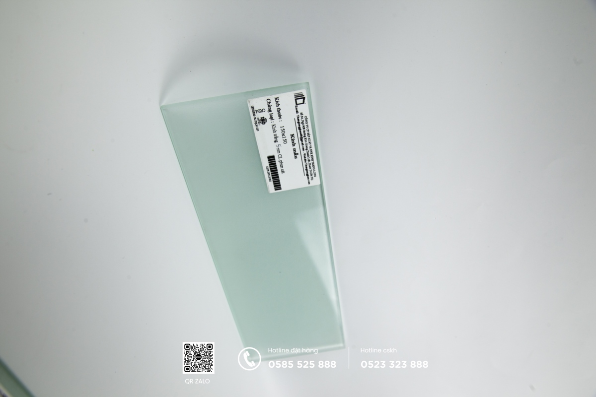 Mẫu kính phun cát 5mm (5ly) Thăng Long Glass