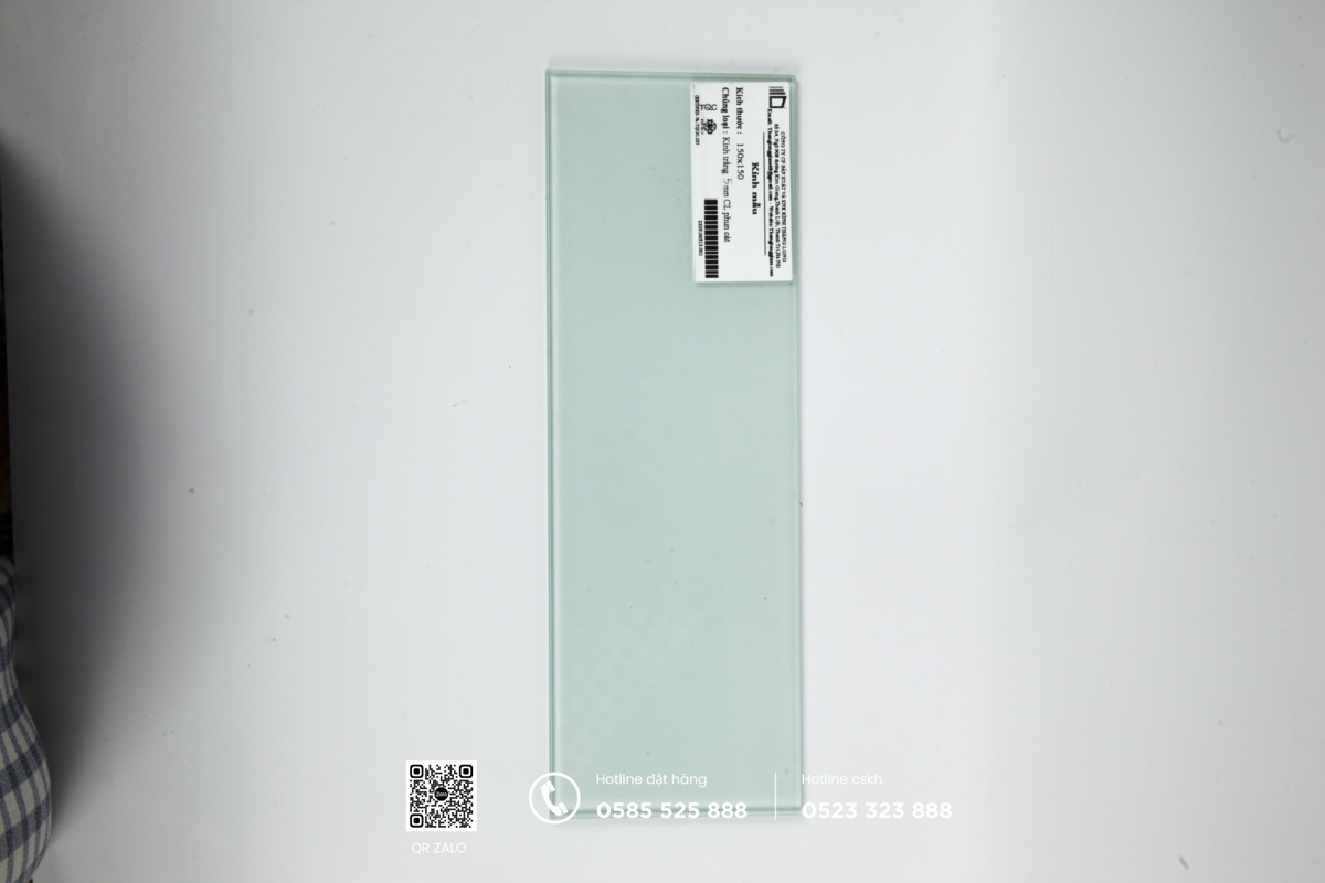 Mẫu kính phun cát 5mm (5ly) Thăng Long Glass